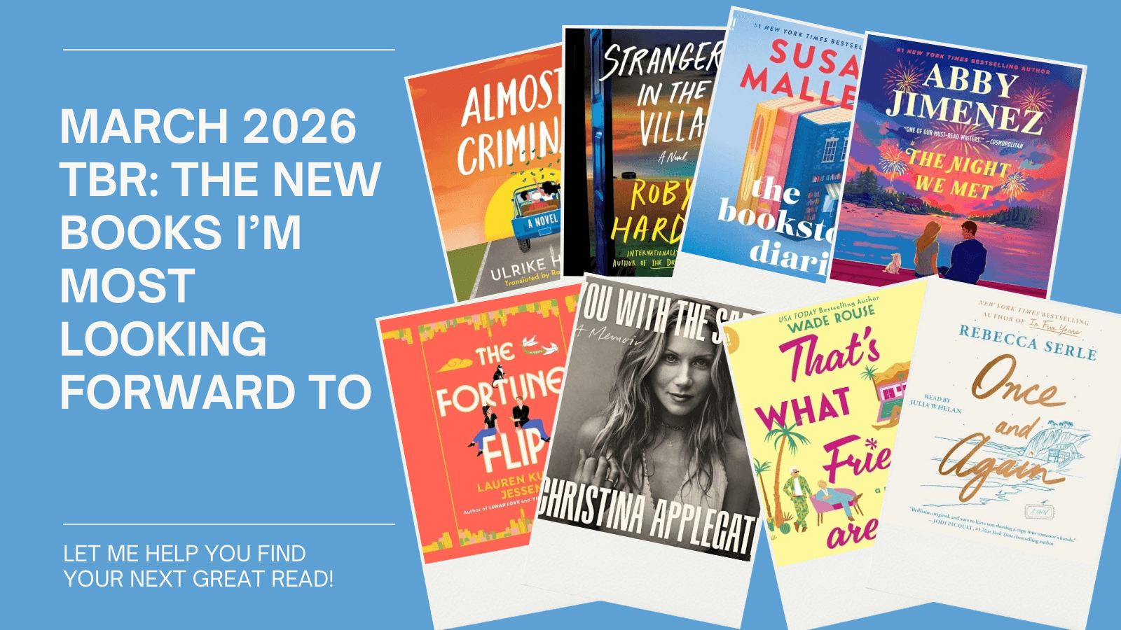March 2026 TBR: The New Books I’m Most Looking Forward To - That Happy ...